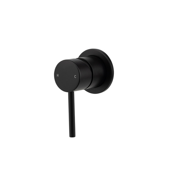 Artline Matte Black Shower Mixer Trim Kit 60MM Backplate (Refer Body ...