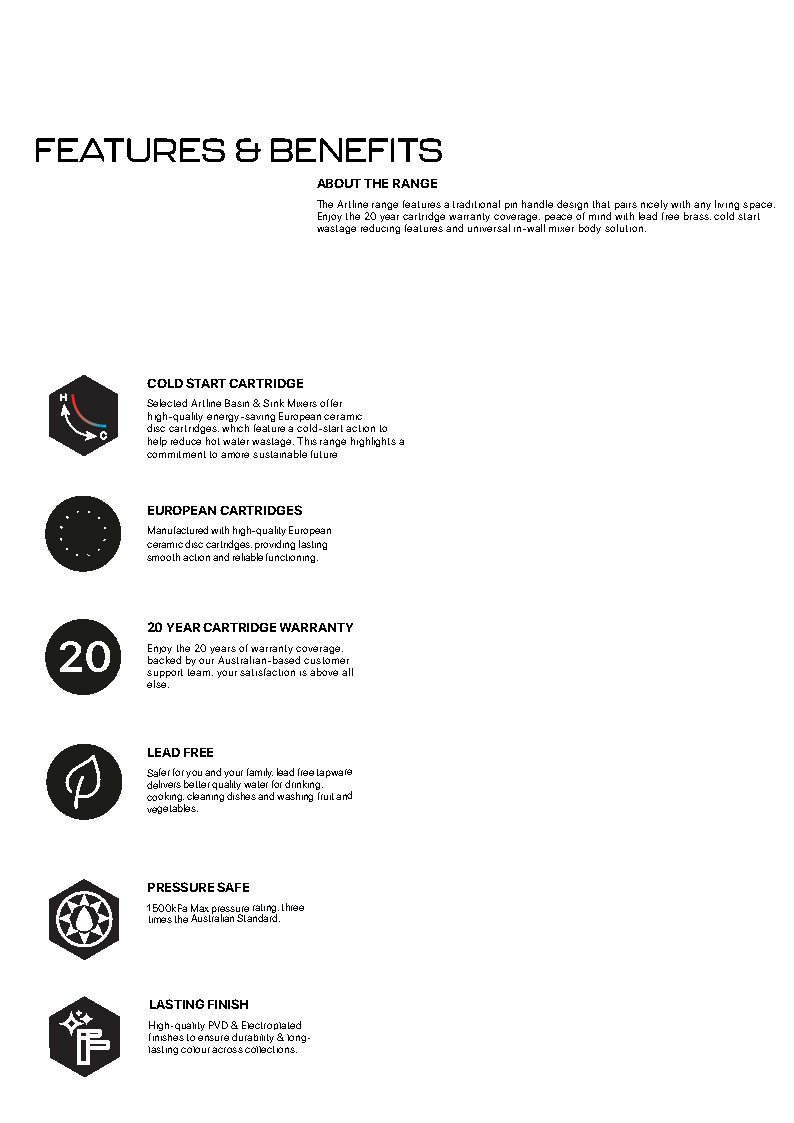 Franz Artline / Spectra Shower Mixer Rough-in Body Only Unicolour (Less ...